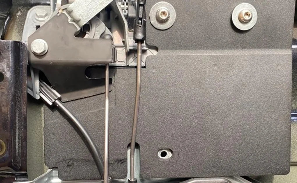 Internal Latch Shield - Ford Transit Custom – Fortress Vehicle Security